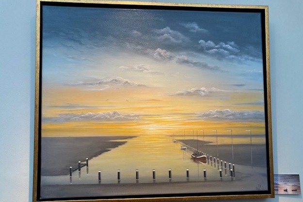 Expositie Tiny Dussel- van der Molen in gemeentehuis Pekela