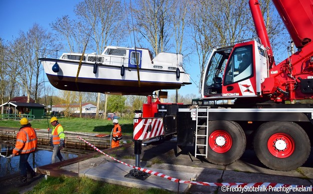 Start watersportseizoen: 23 boten te water in jachthaven Oude Pekela