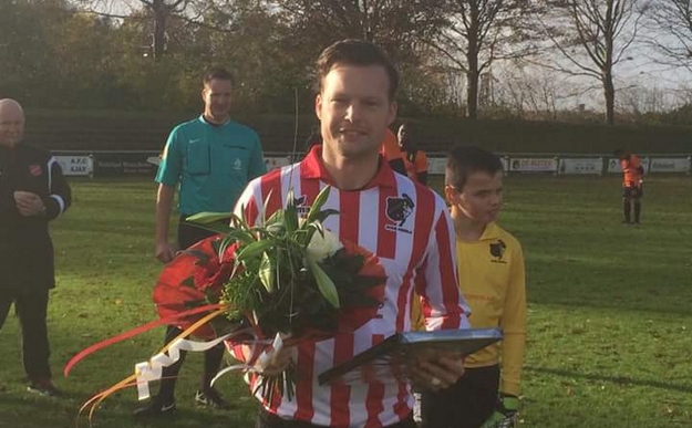 Mark Wever in het zonnetje na 150e competitiedoelpunt bij Noordster